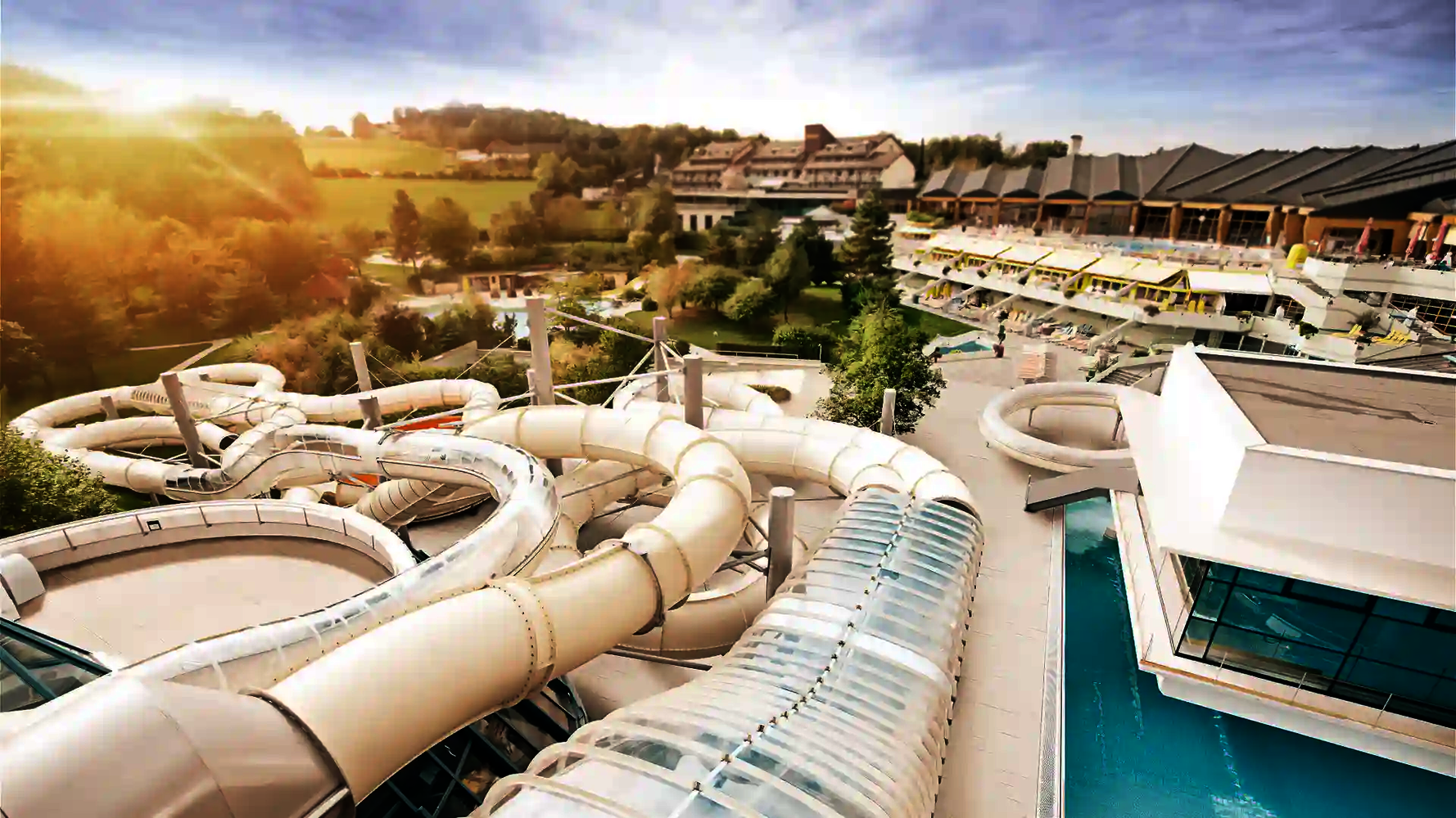 Project Water slide thermal bath Loipersdorf bei Fürstenfeld, Austria
