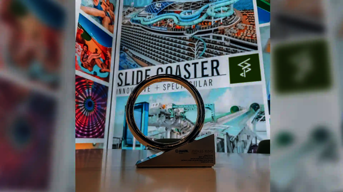Slide Coaster wins the IAAPA Brass Ring Award