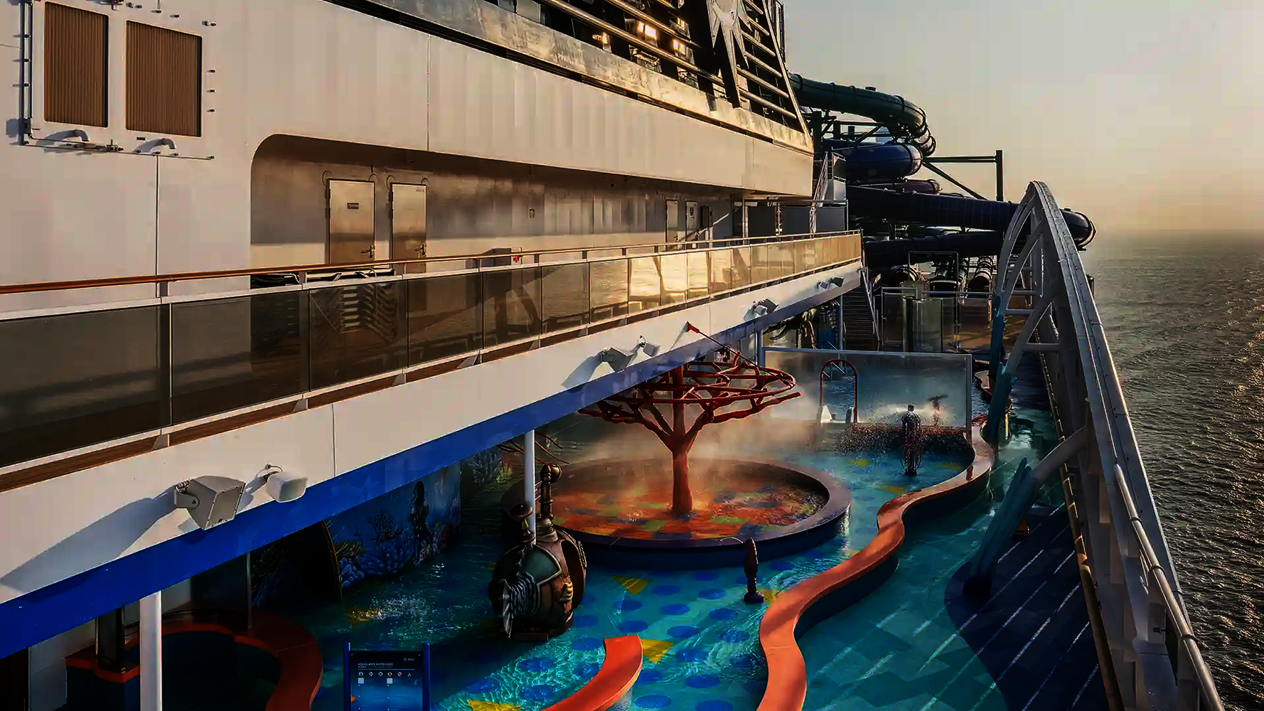 Project Water Slide MSC World Europa MSC Cruises Project Water Slide MSC World Europa MSC Cruises